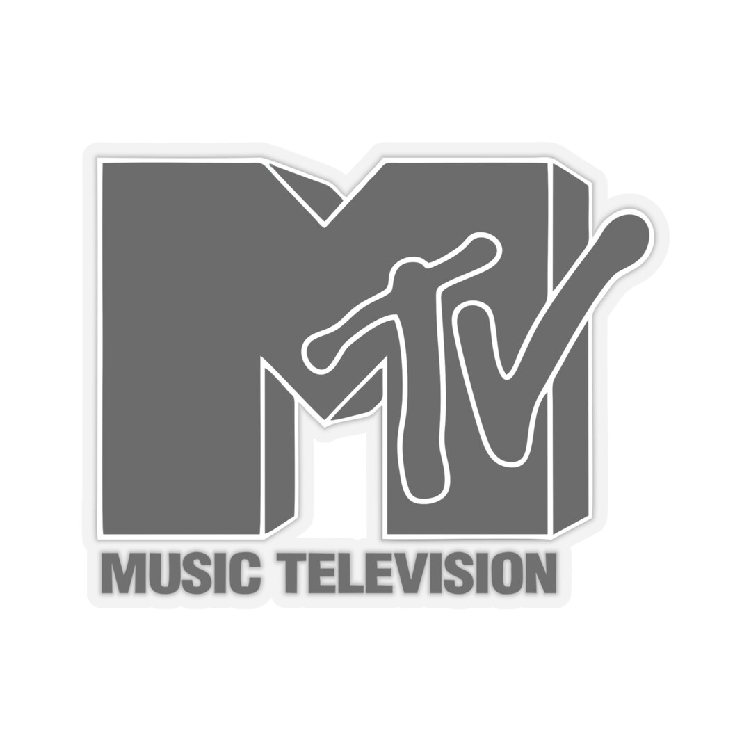 Vintage MTV Logo Sticker Retro Music Television Decal for - Etsy
