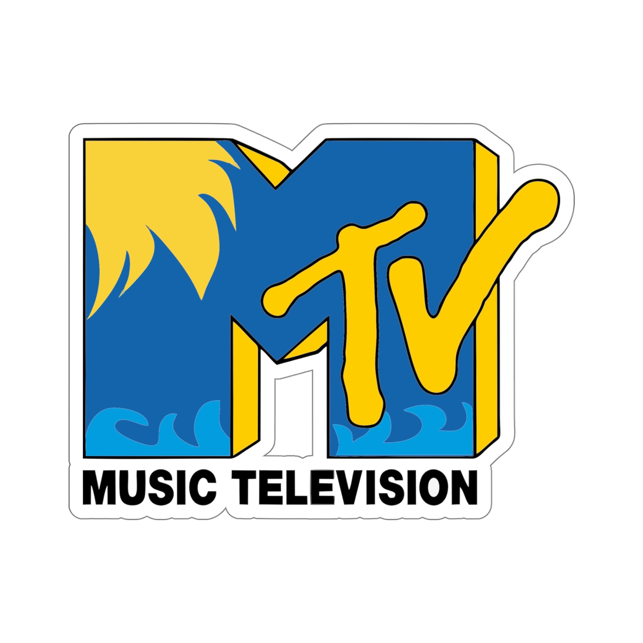 Vintage MTV Logo Sticker Retro Music Television Decal for - Etsy