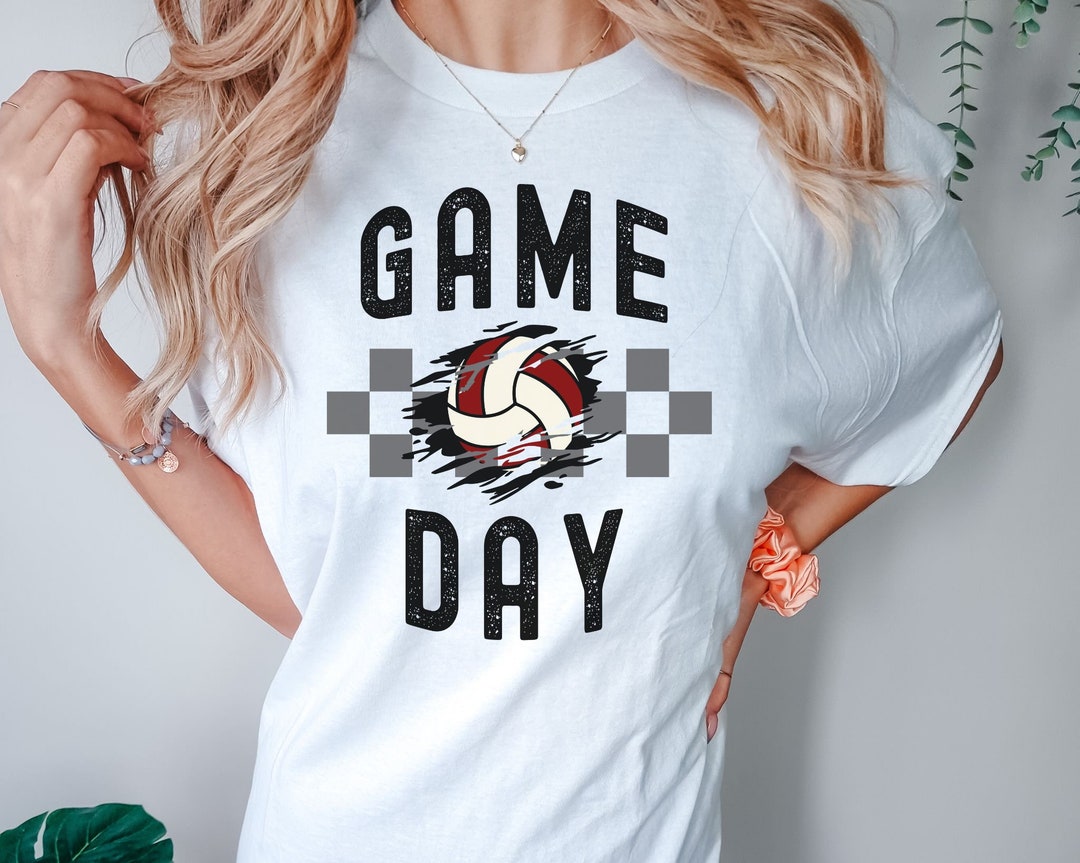Game Day Volleyball Shirt, Volleyball Lover Gift - Etsy