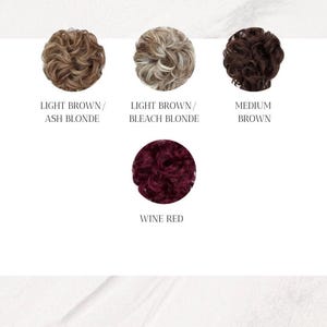 13 Colors Messy Curly Stretchy Chignon Updo Hair Extension Bun W ...