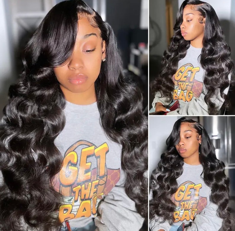 Body Wave Lace Front Human Hair Natural Glam - Etsy