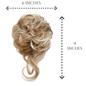 13 Colors Messy Curly Stretchy Chignon Updo Hair Extension Bun W ...