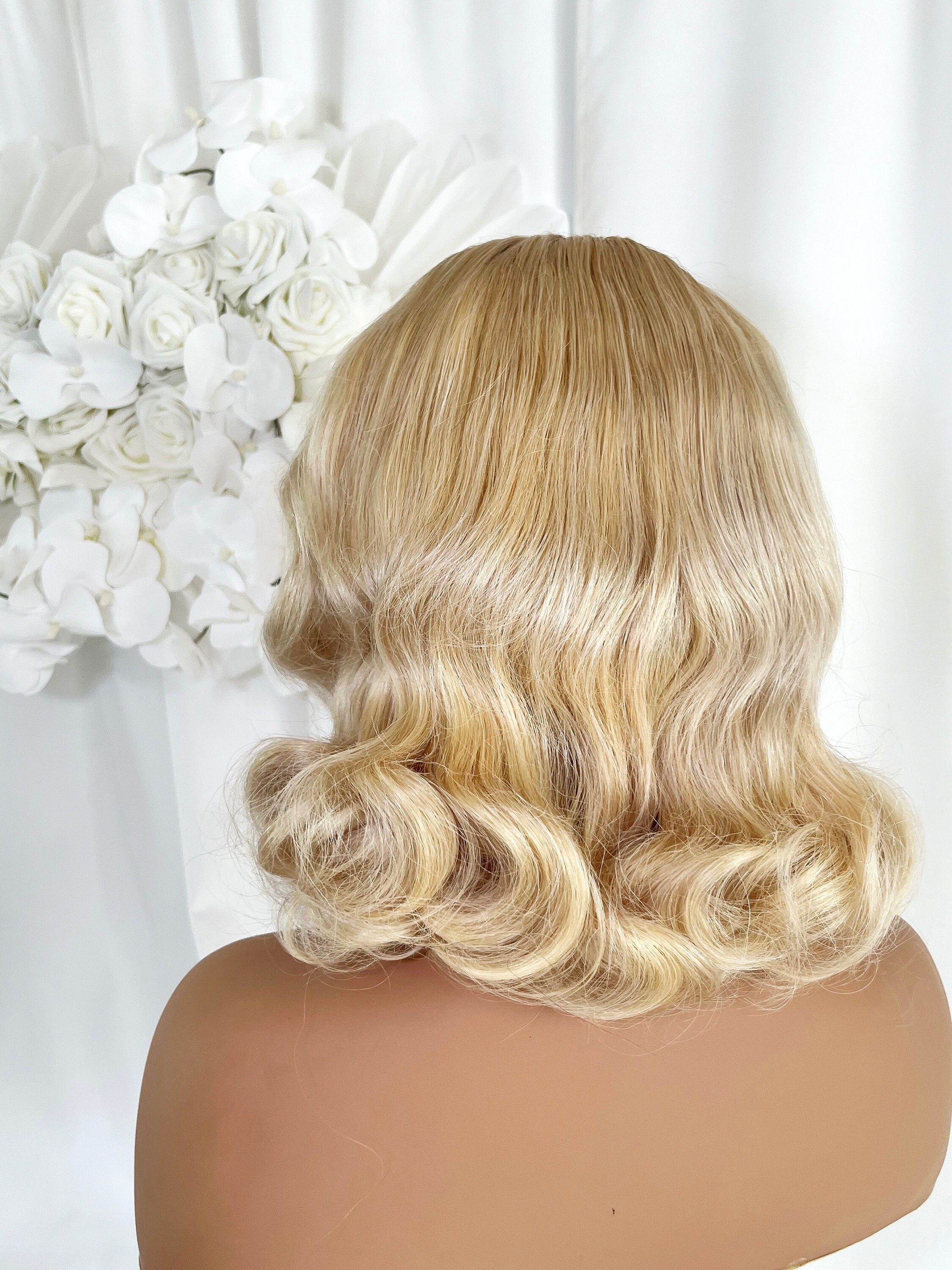 Custom Styled 1950s Glamour Vintage Hollywood Waves Human Hair Lace ...