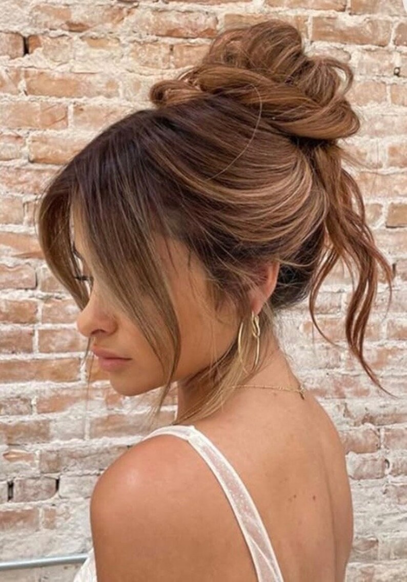 13 COLORS Messy Curly Stretchy Chignon Bun Updo Hair Extension With ...