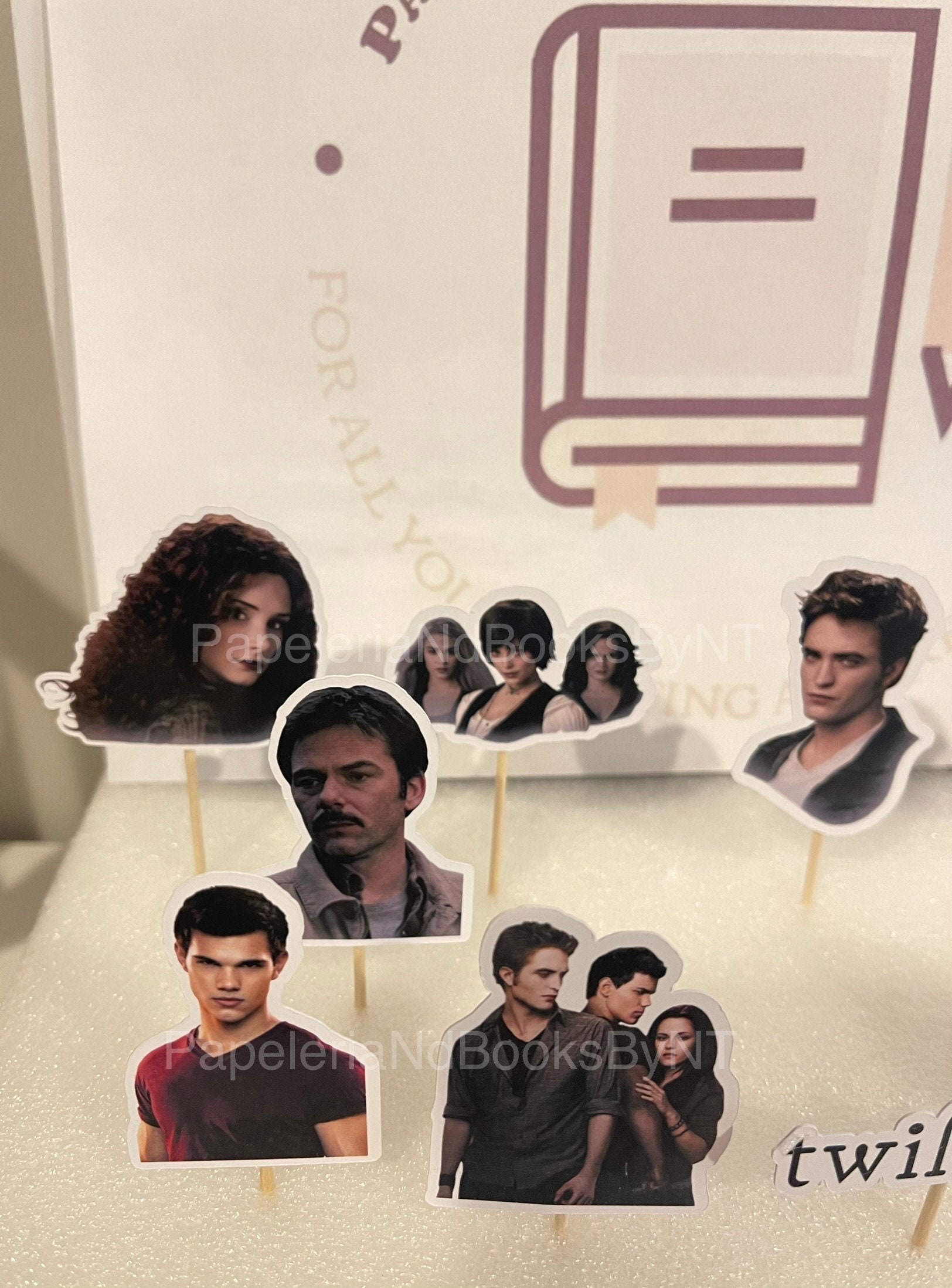 Vampire Cupcake Toppers, Cake Topper, Fruit Pick, Wolfs, Party ...