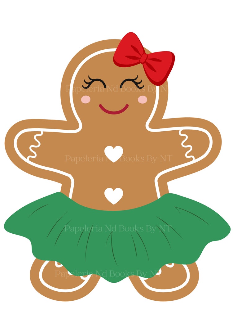 Gingerbread Couple PNG File, Digital Image, Christmas, Holiday Party ...