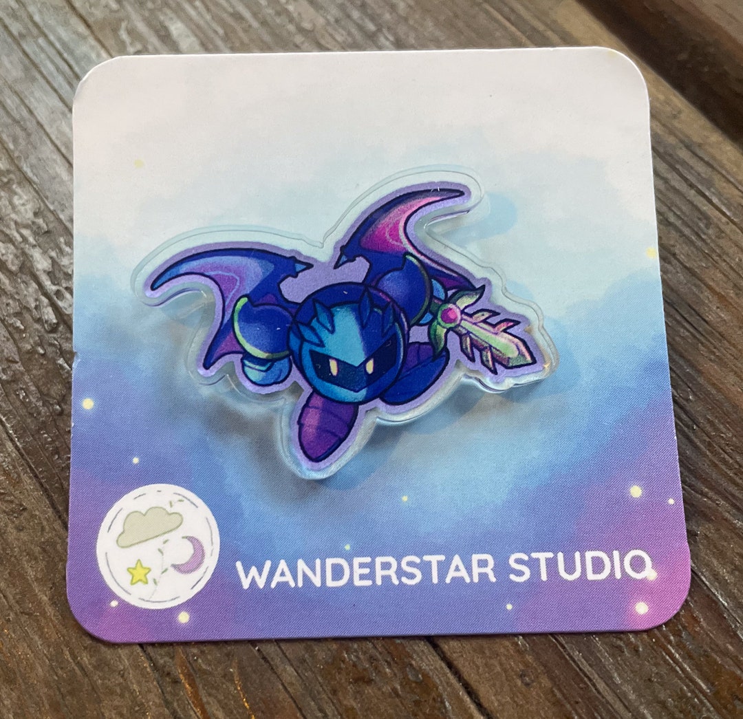 Meta Knight Pin - 1.5" X 1.5" Die Cut Acrylic Pin - Etsy