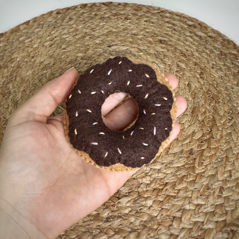 Felt Donut, Felt Food, Pretend Play Bakery, Felt Dessert, Felt Sweets ...