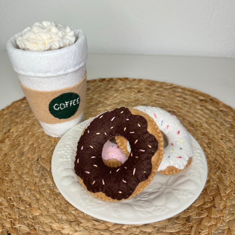 Felt Donut, Felt Food, Pretend Play Bakery, Felt Dessert, Felt Sweets ...