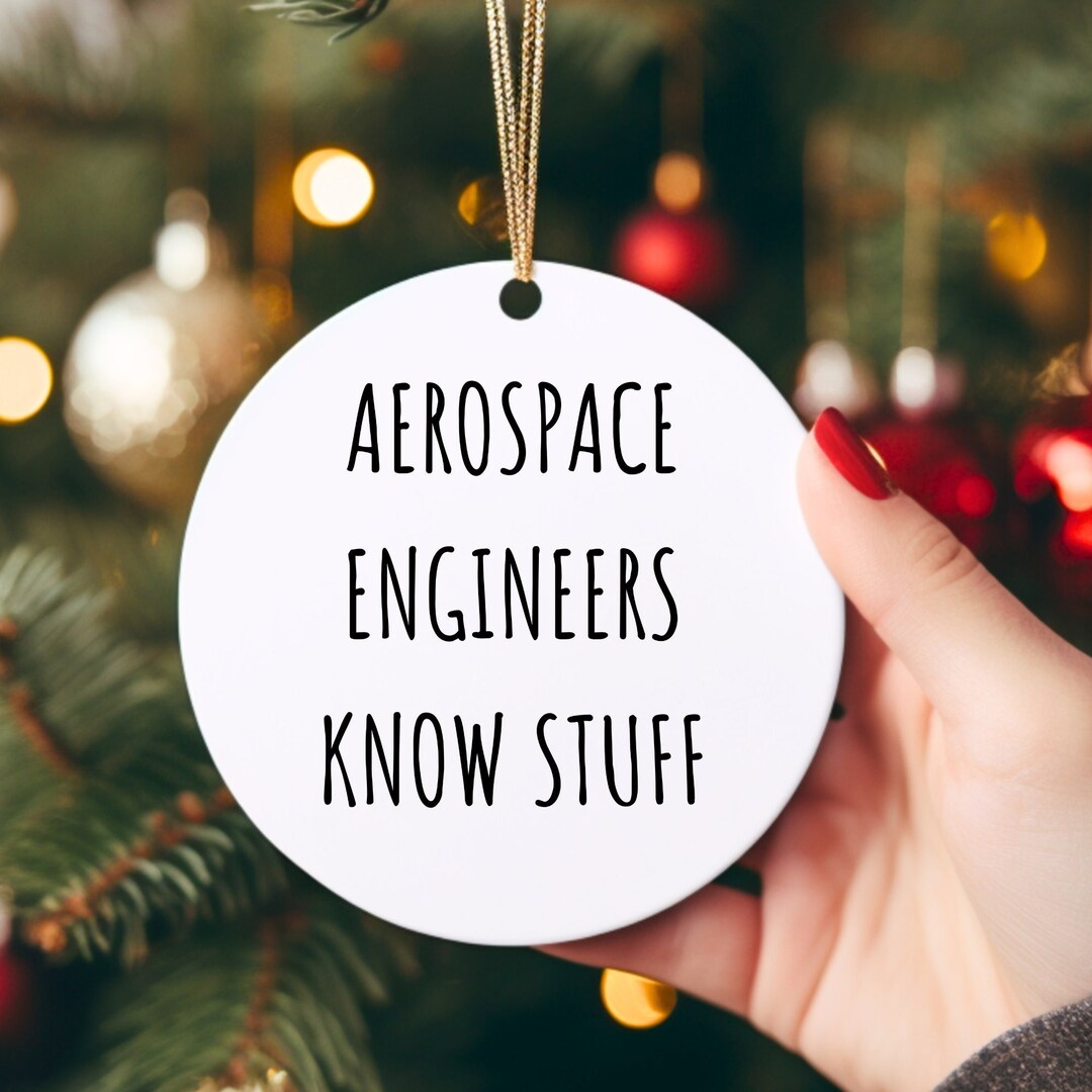 Aerospace Engineer Ornament, Bauble for Aerospace Engineer, Gift for ...