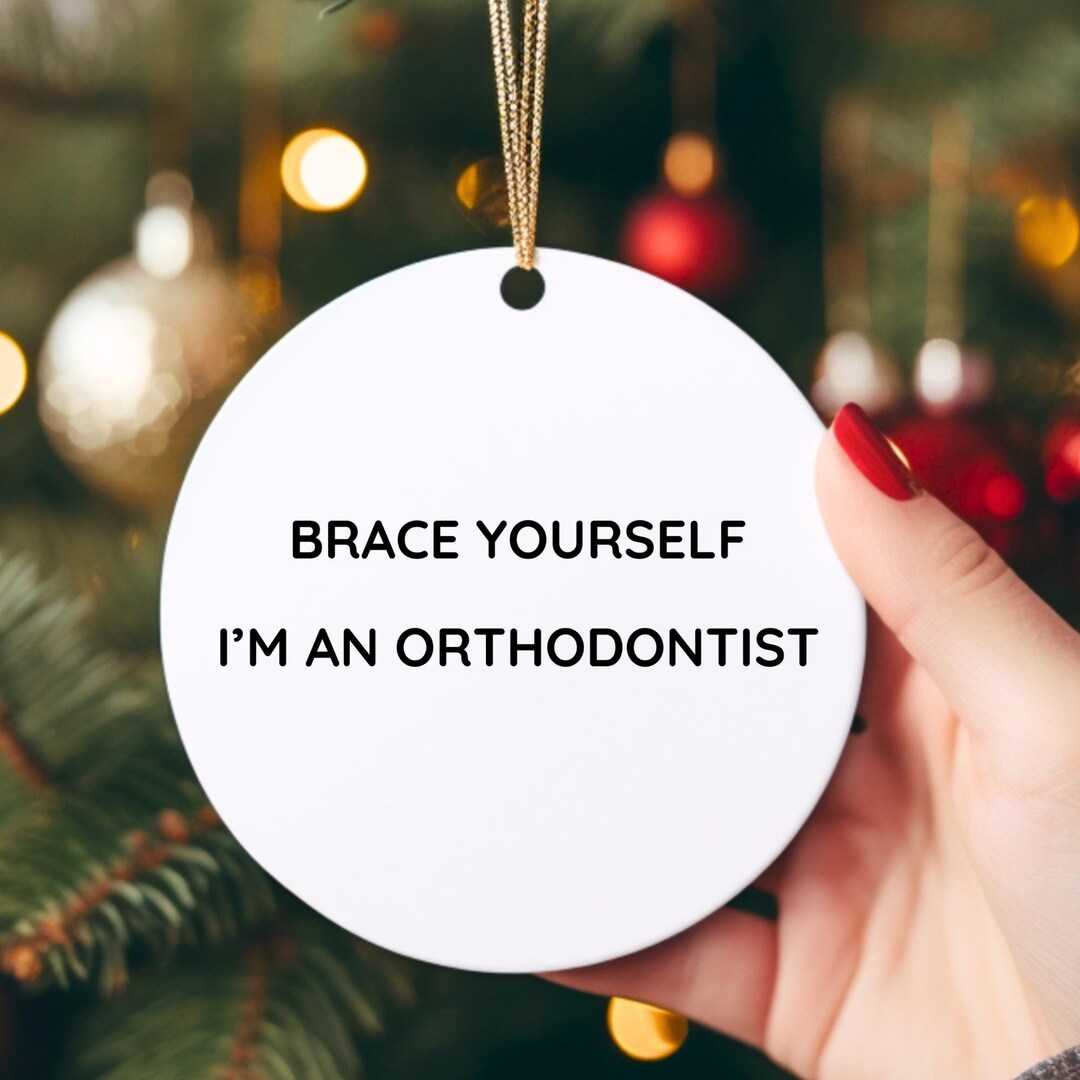 Ornament for Orthodontist, Orthodontist Ornament, Bauble for ...
