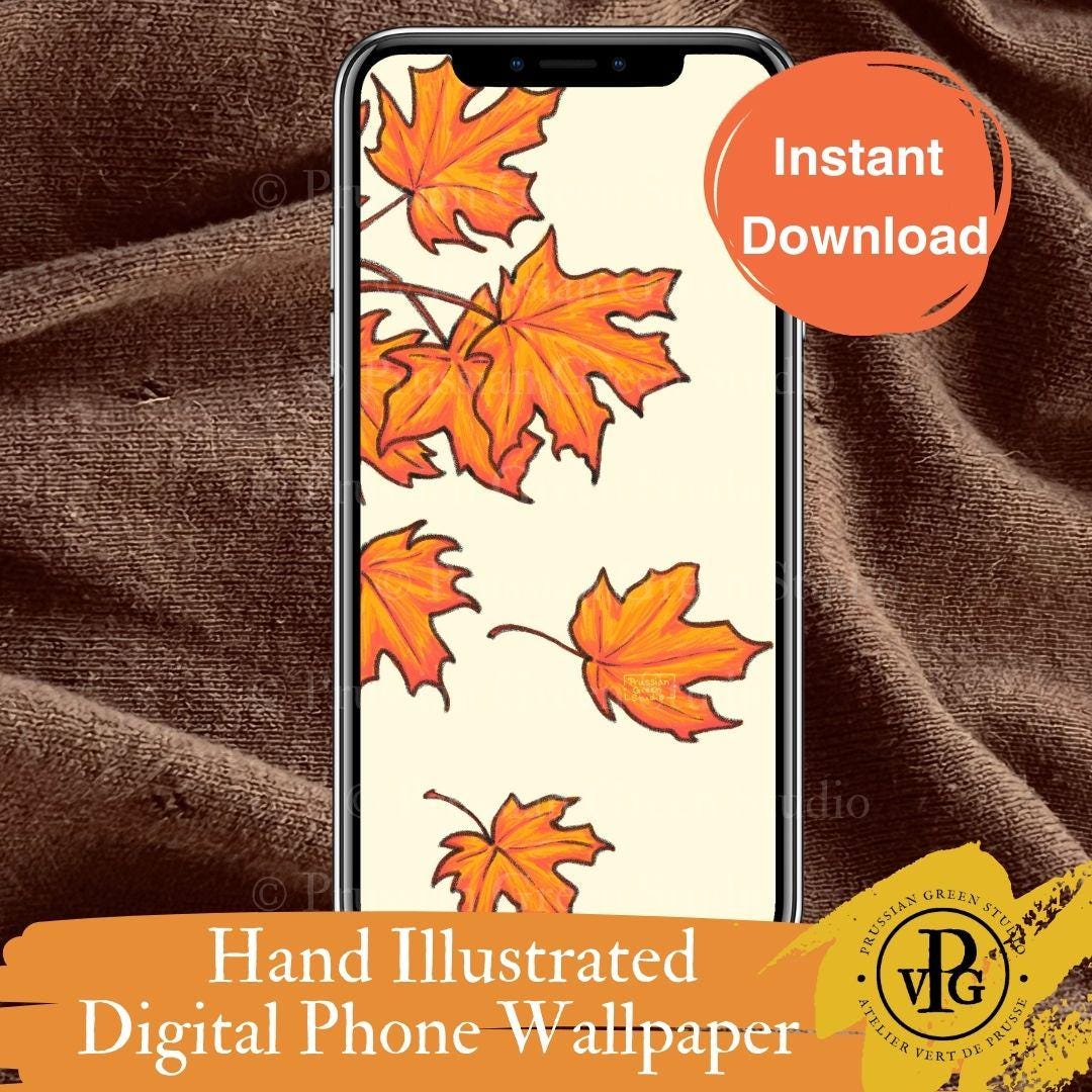 Autumn Aesthetic, Forest iPhone Wallpaper, Cozy Fall Android Lockscreen, Autumn Leaves, Maple ...