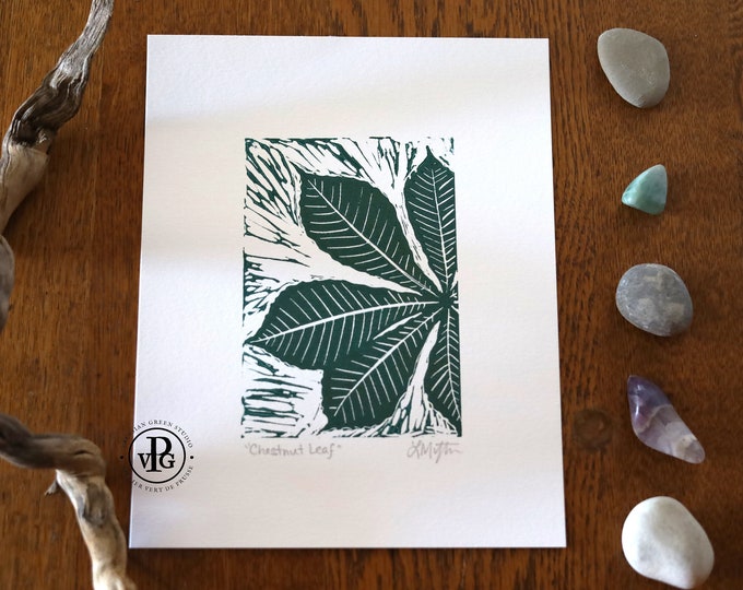 Linocut Fir Tree - Original Art Print, Nature Wall Art,forest Trees ...