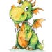 Whimsical Dragon Art 30 Digital Images - Etsy Canada