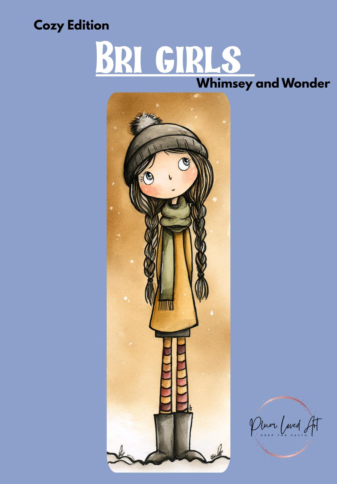 Bri Girls Cozy Edition Whimsey and Wonder Digital Images for Artist - Etsy