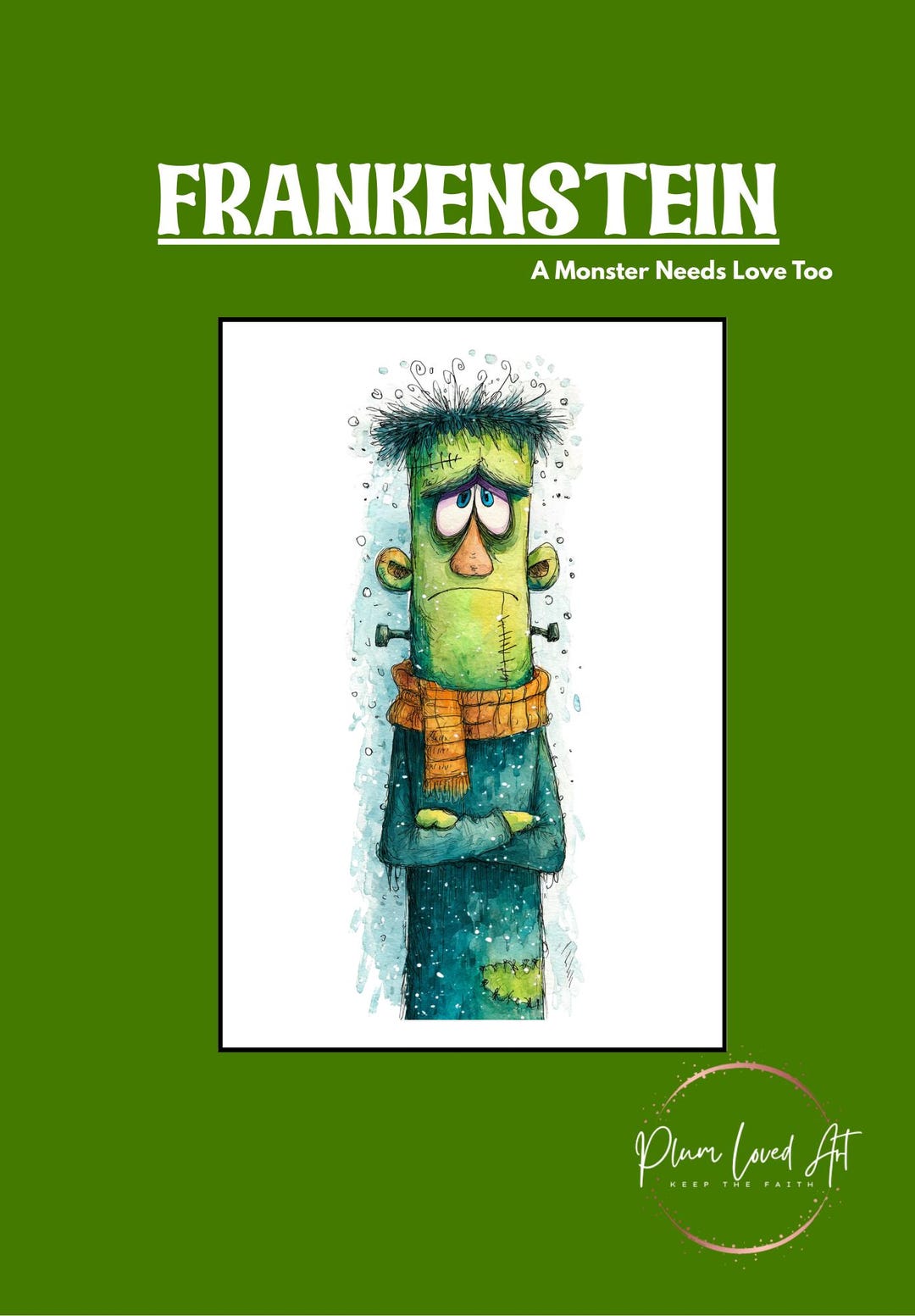 Frankenstein Digital Images for Artist PDF AND PNG - Etsy