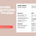 Minimalist Resume Template, Simple Modern Resume Template, Professional ...