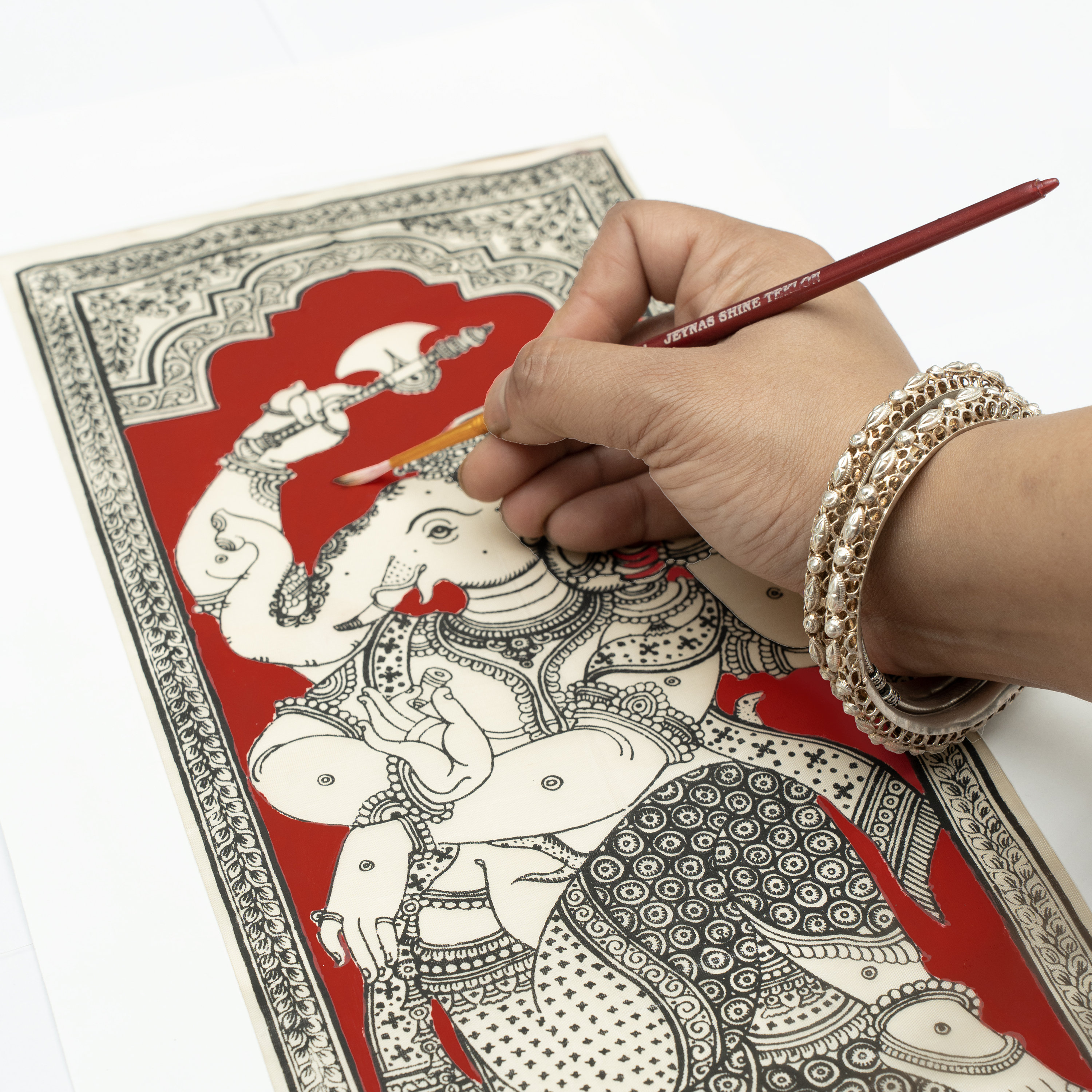 Pattachitra Painting of Lord Ganesha - Etsy