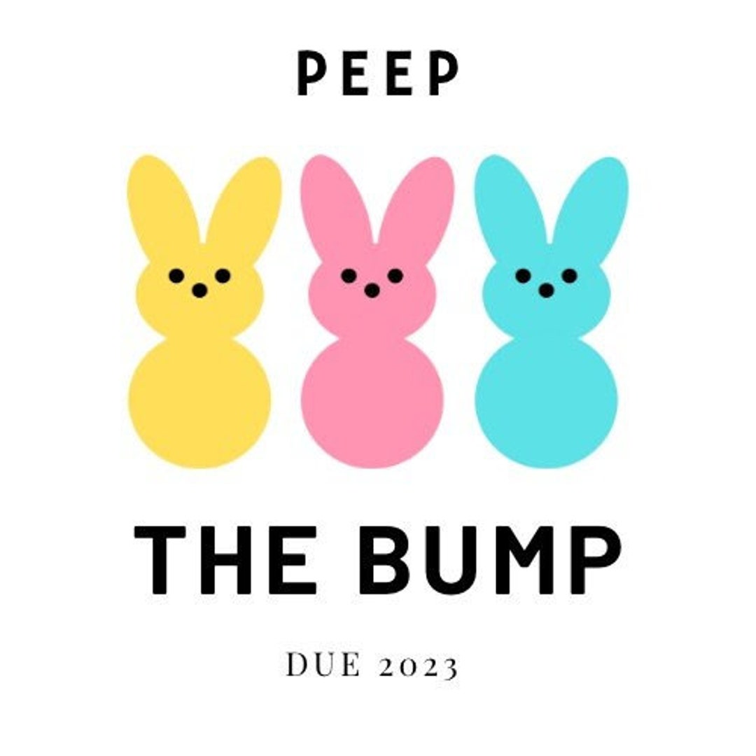 Peep the Bump 2024 SVG Digital Download - Etsy