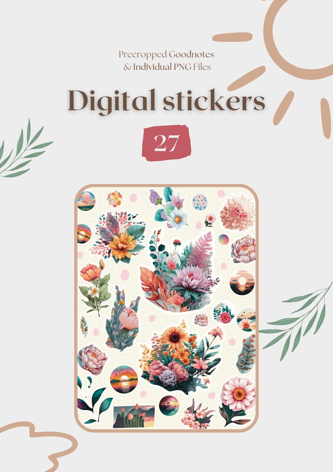 Good Notes Stickers | Goodnotes Stickers | Digital Planner Stickers ...