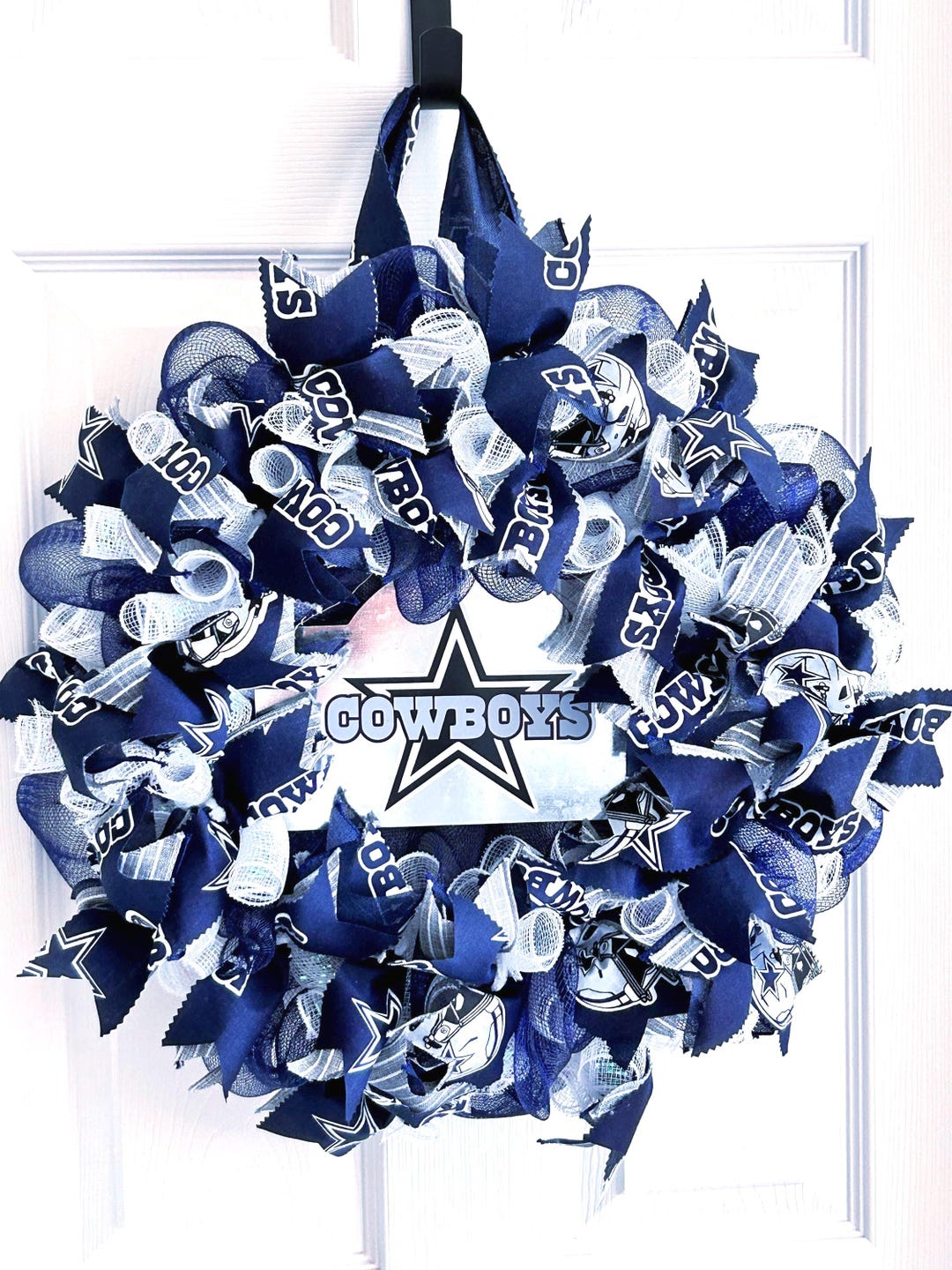 Dallas Cowboys Wreath, Cowboys NFL Wreath, Cowboy Fans Gift, Unique ...