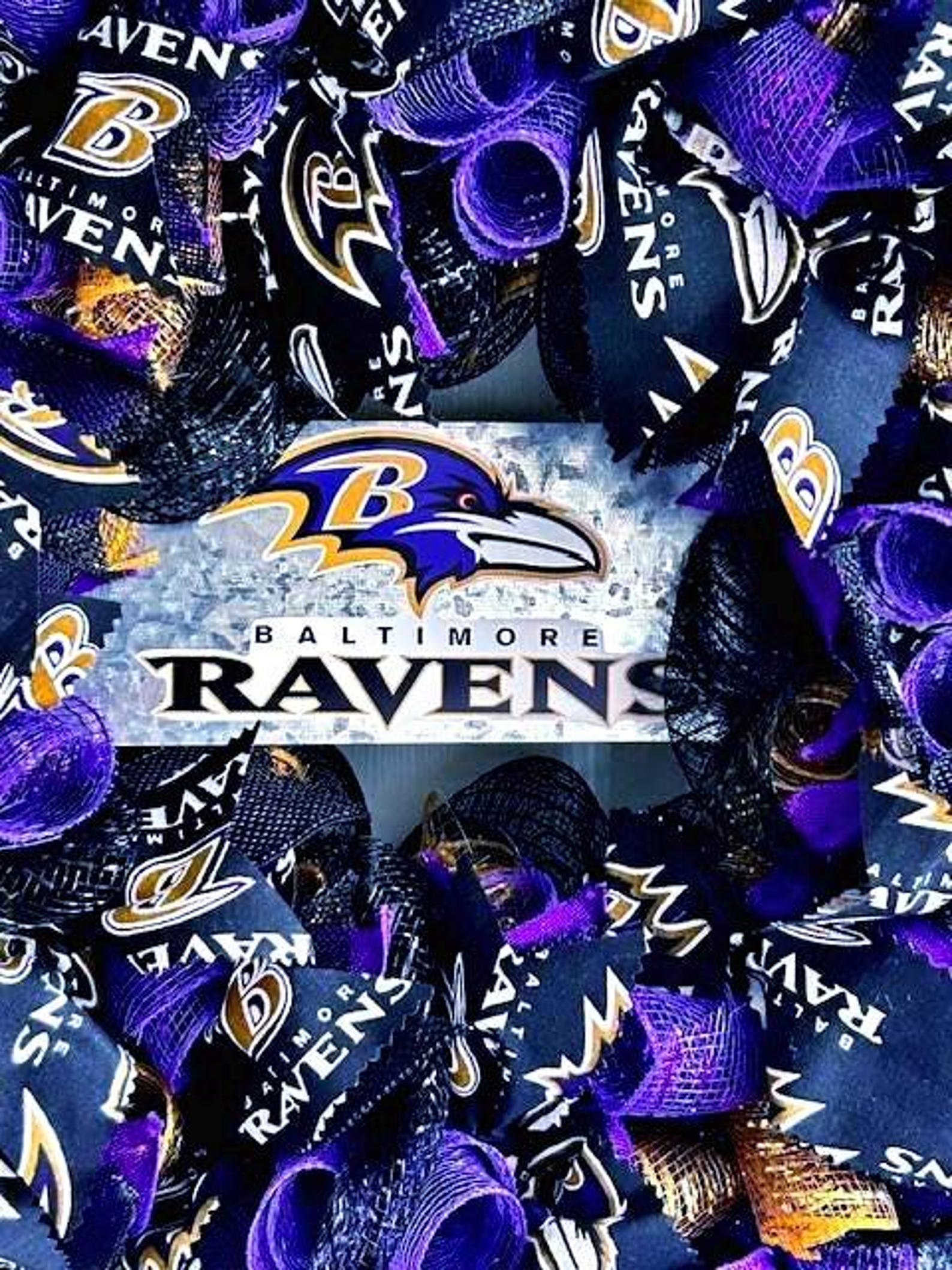 Baltimore Ravens Wreath, Ravens Gift, Ravens Wreath, Ravens Front Door ...