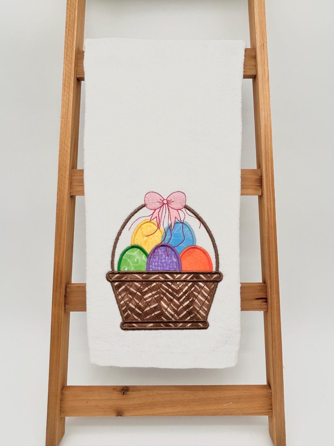 Easter Towel, Embroidered Hand Towel, Easter Hand Towel, Cute Easter ...