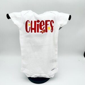 KC Chiefs Baby Clothes, Chiefs Bodysuit, Chiefs Baby Gift, KC Baby ...