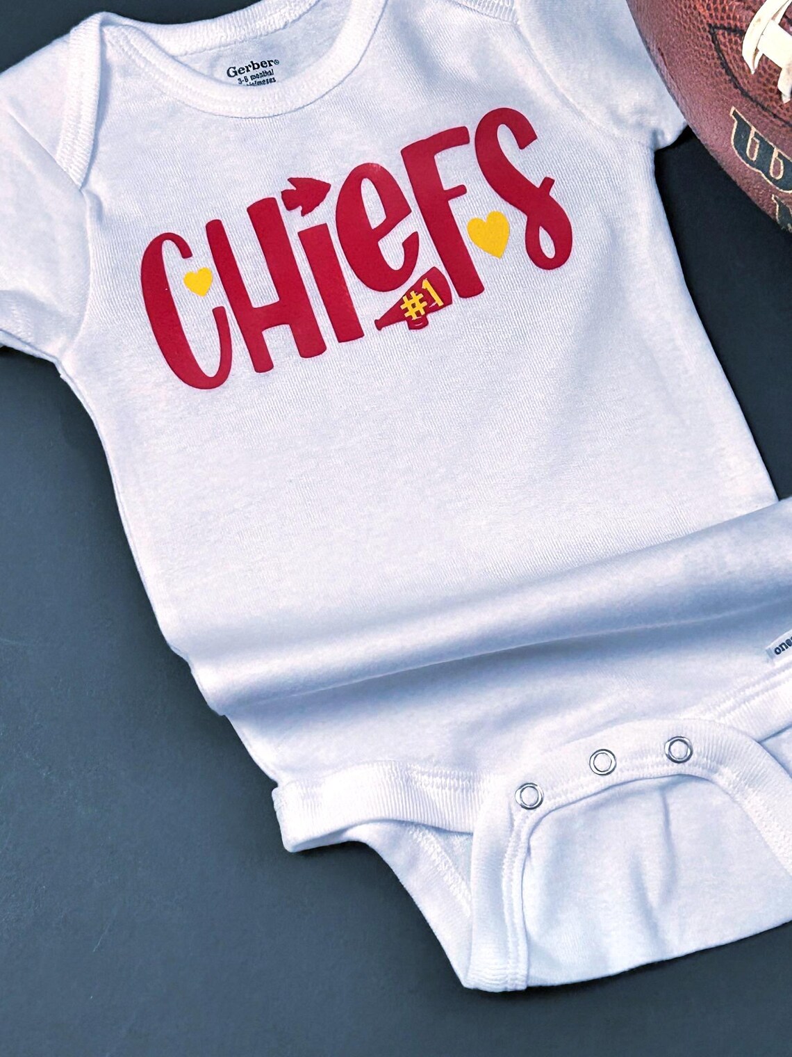 KC Chiefs Baby Clothes, Chiefs Bodysuit, Chiefs Baby Gift, KC Baby ...