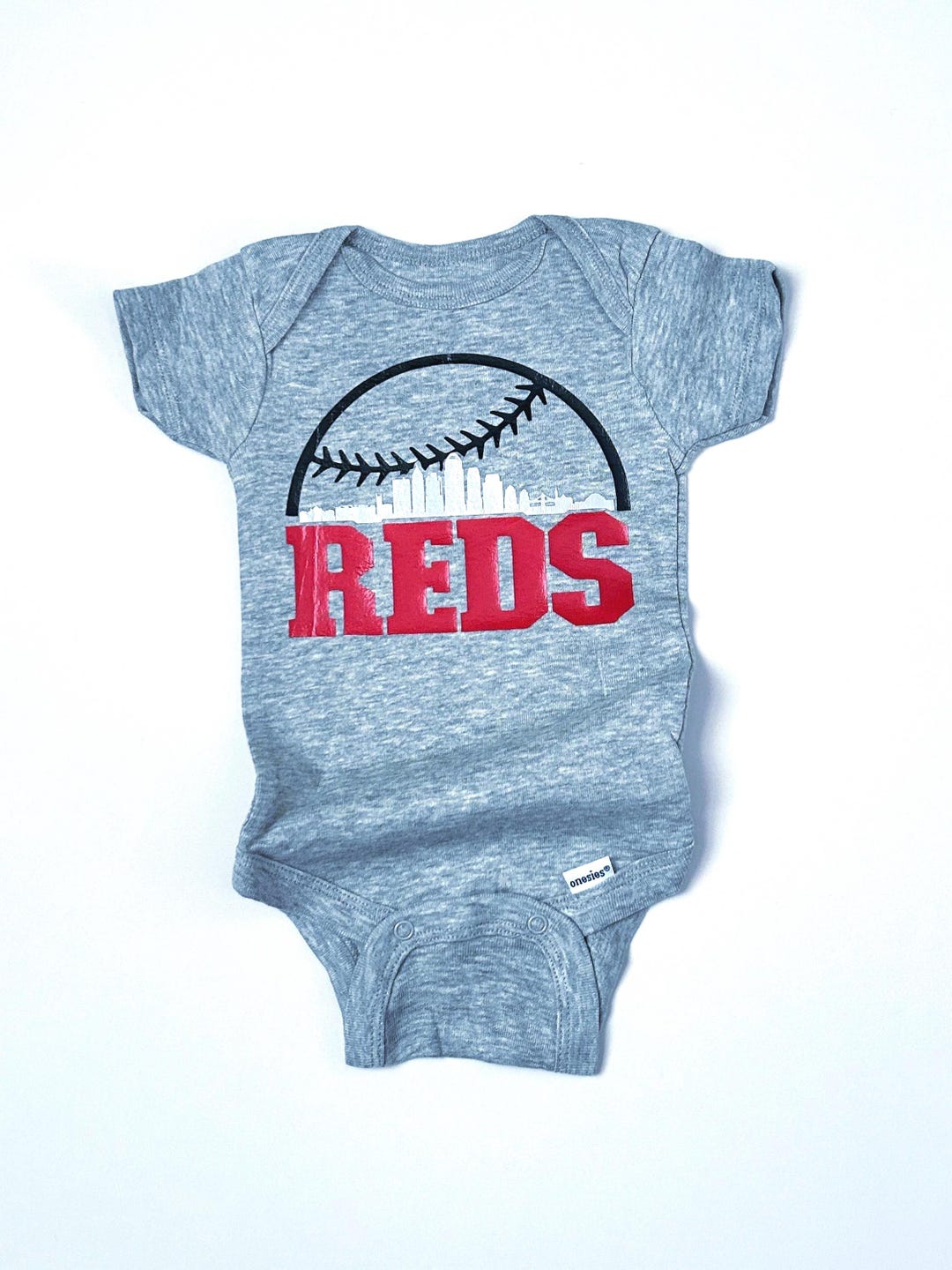 Cincinnati Reds Baby Bodysuit, Reds Baseball Bodysuit, Cincinnati ...