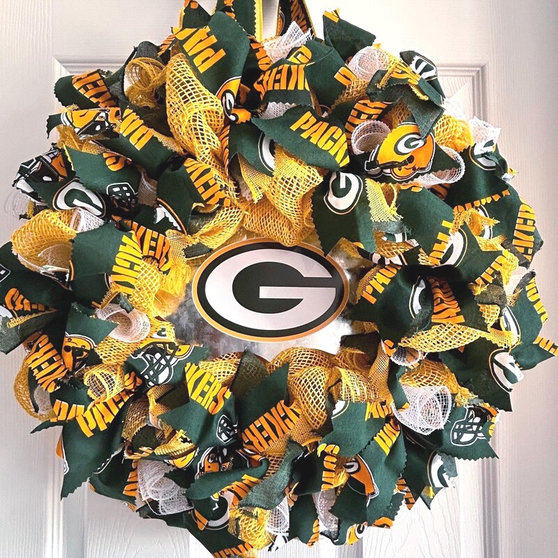 Packers Wreath - Etsy