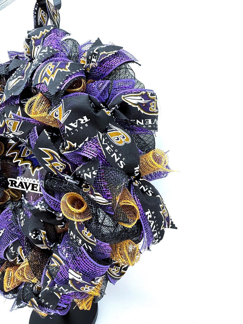 Baltimore Ravens Wreath, Ravens Gift, Ravens Wreath, Ravens Front Door ...