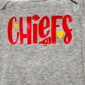KC Chiefs Baby Clothes, Chiefs Bodysuit, Chiefs Baby Gift, KC Baby ...