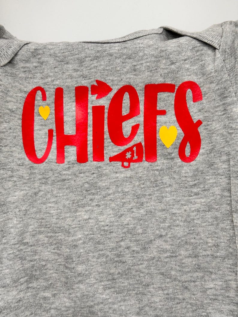 KC Chiefs Baby Clothes, Chiefs Bodysuit, Chiefs Baby Gift, KC Baby ...