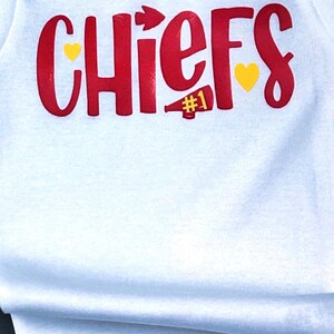 KC Chiefs Baby Clothes, Chiefs Bodysuit, Chiefs Baby Gift, KC Baby ...