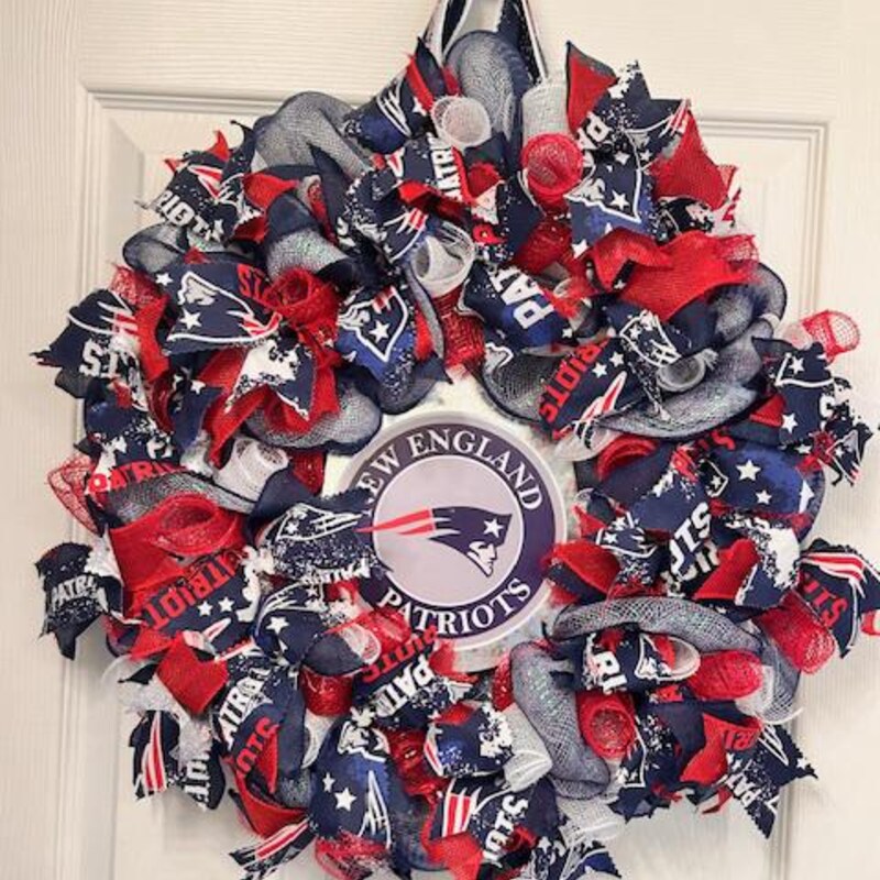 Patriots Wreath - Etsy