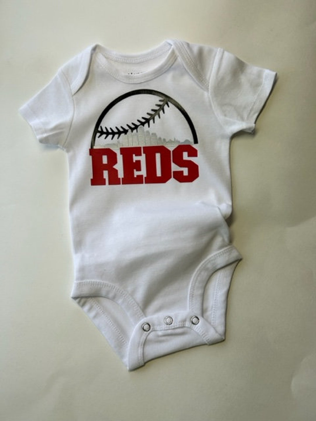 Cincinnati Reds Onesie, Reds Baseball Onesie, Cincinnati Baseball ...