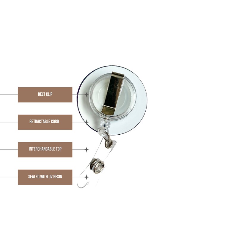 Happy Face Badge Reel Smiley Face Glitter Badge Reels Badge Reel Nurse ...