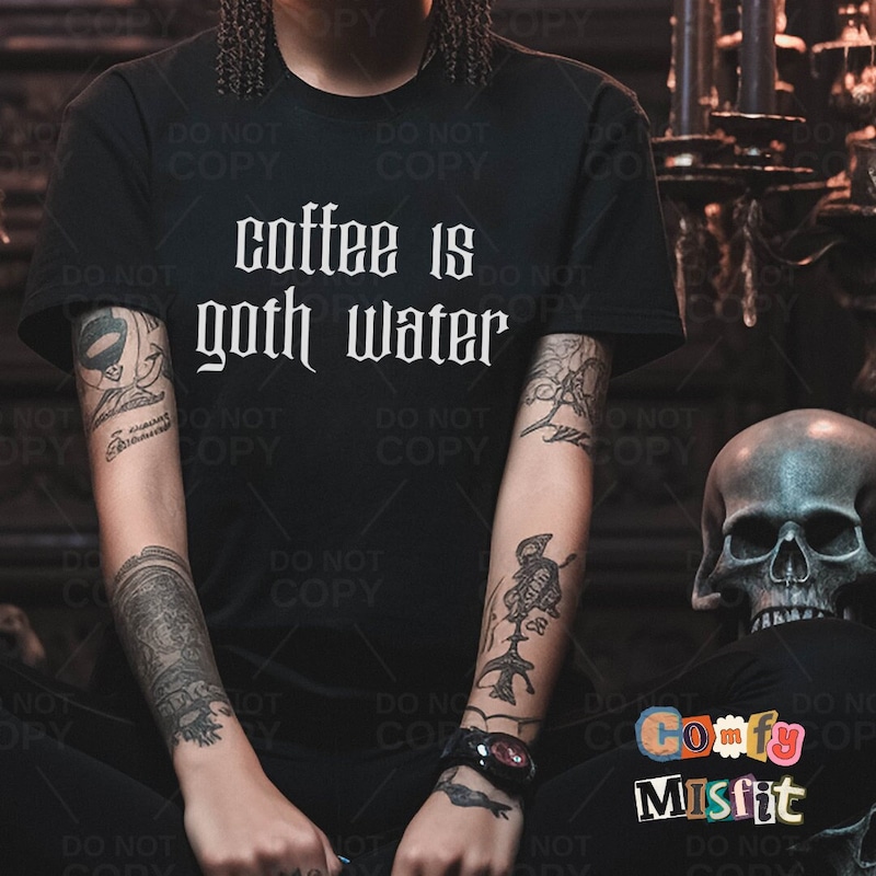 Water Goth T Shirt - Etsy