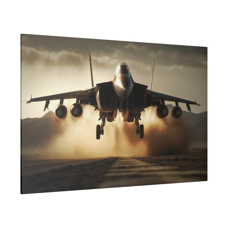 Military Jet Fighter Jet Modern Wall Art House Warming Gift Bedroom ...