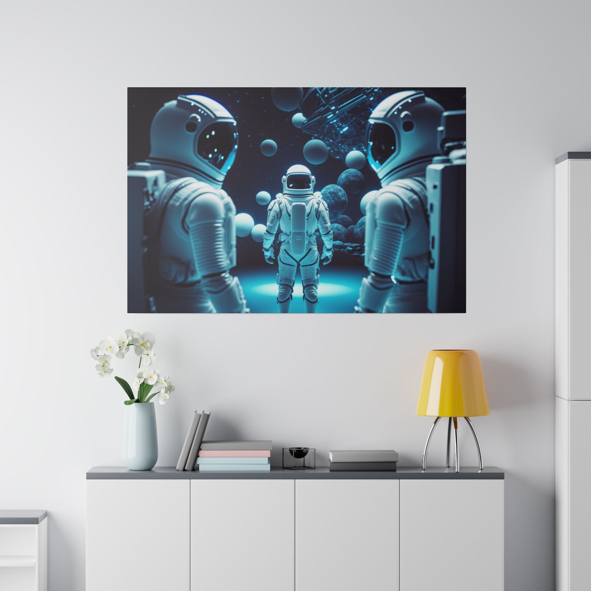Astronaut Art Space Decor Outer Space Decor Home Decor Bedroom Decor ...