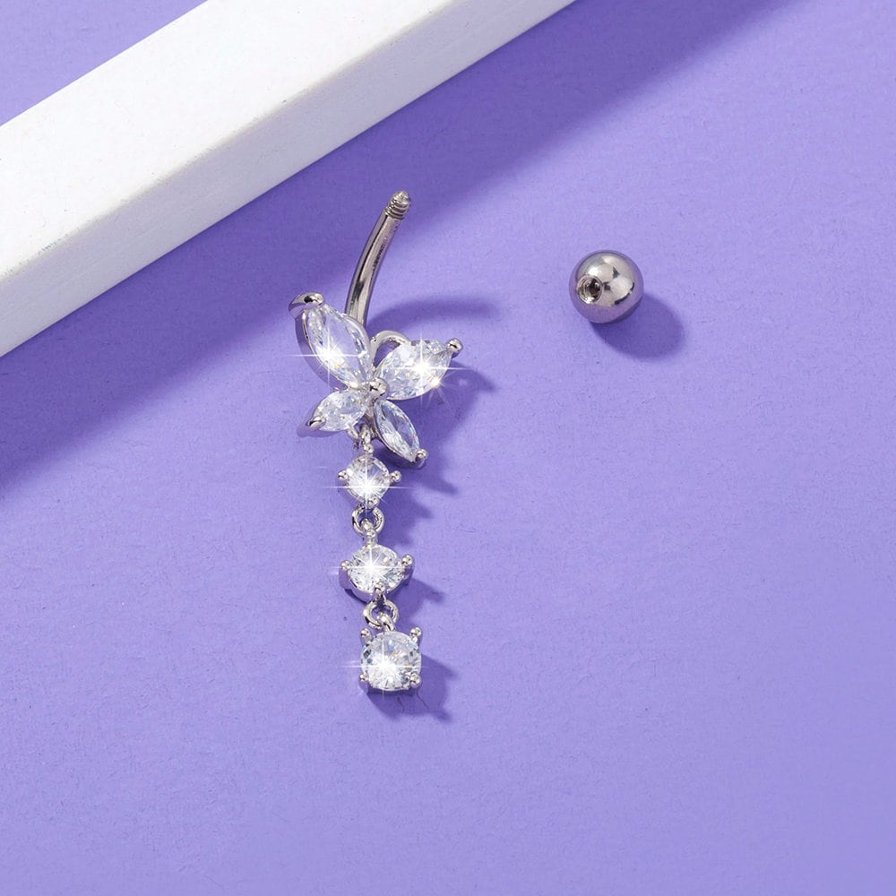 Butterfly Belly Button Piercing Etsy Uk
