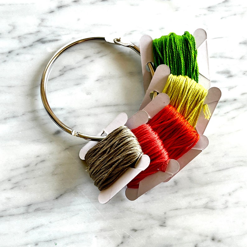 Cross Stitch Thread Bobbin Organizer Embroidery Floss Holder - Etsy