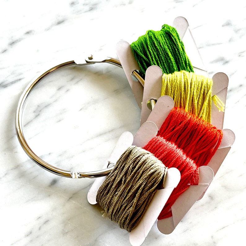 Cross Stitch Thread Bobbin Organizer Embroidery Floss Holder - Etsy
