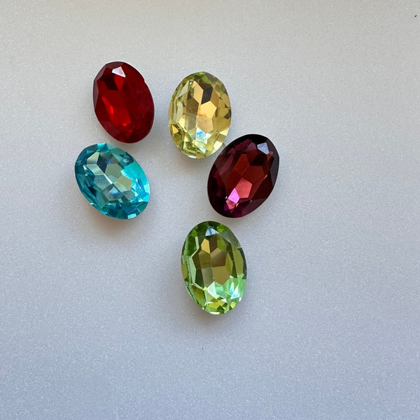 Oval Rhinestones - Etsy