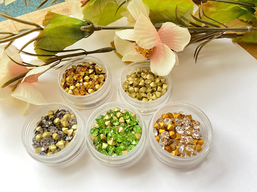 SS 25 Swarovski Round Crystals, Rhinestones, Vintage Crystals, SS 25 ...