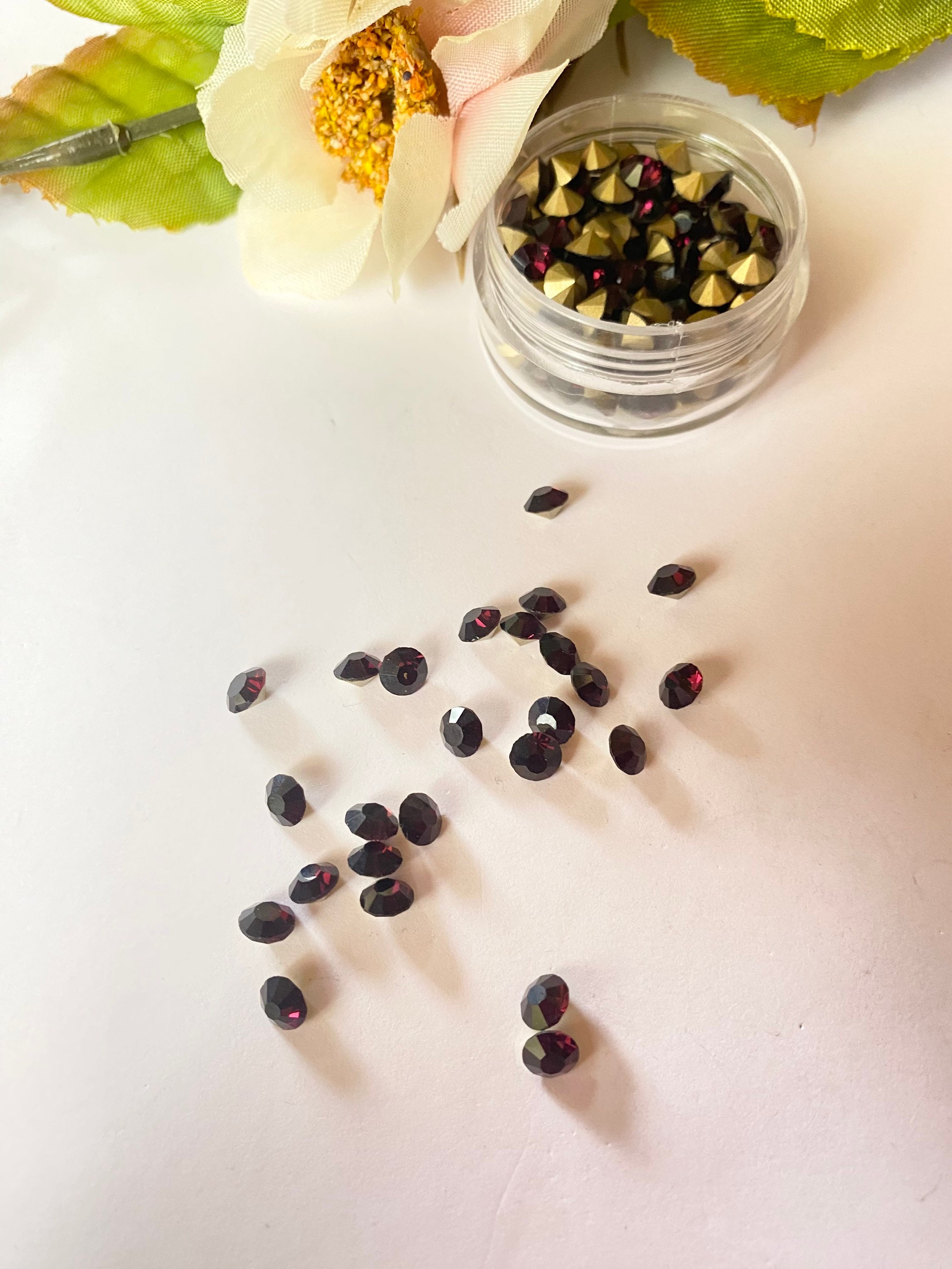 SS 25 Swarovski Round Crystals, Rhinestones, Vintage Crystals, SS 25 ...