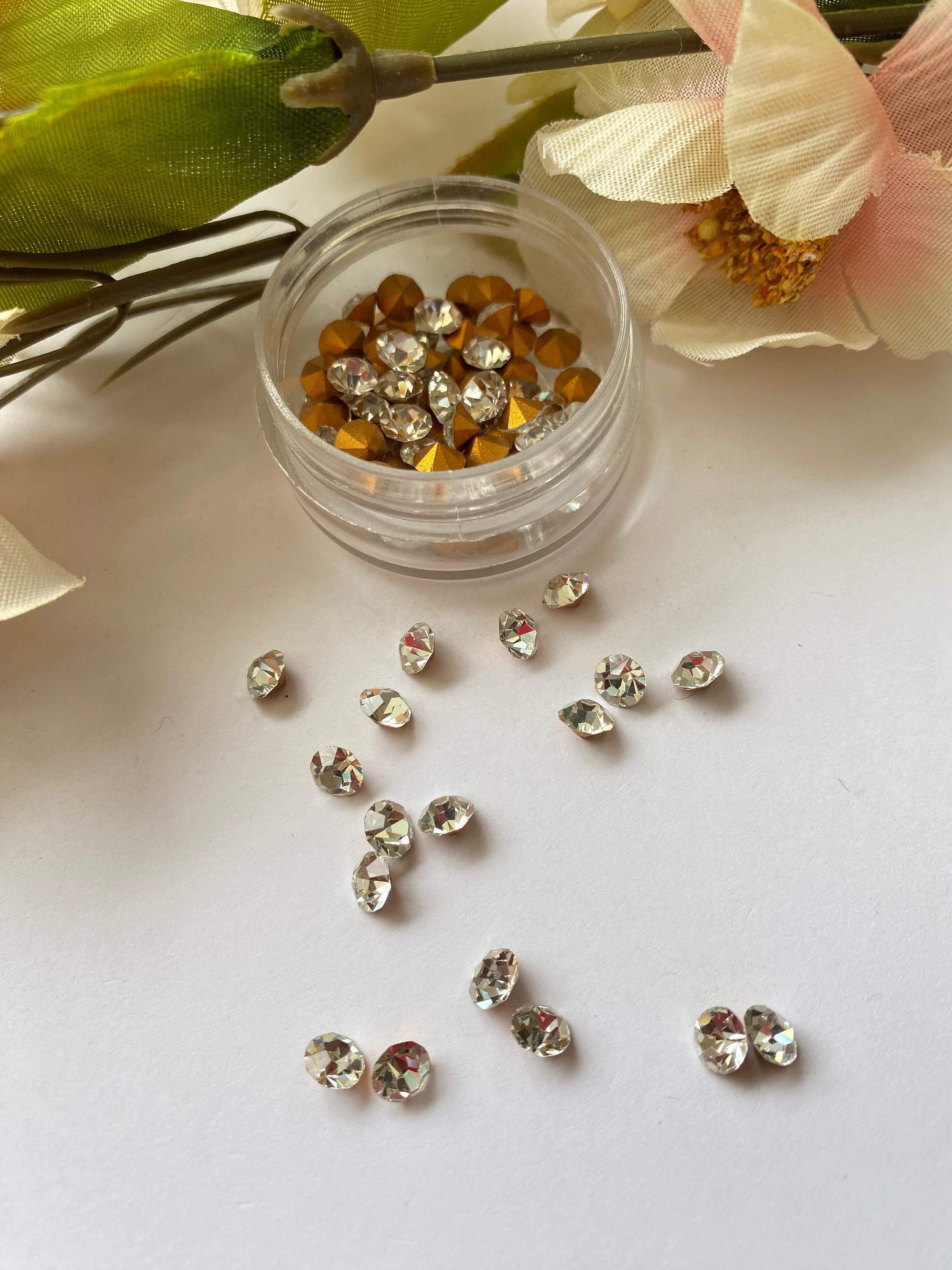 SS 25 Swarovski Round Crystals, Rhinestones, Vintage Crystals, SS 25 ...