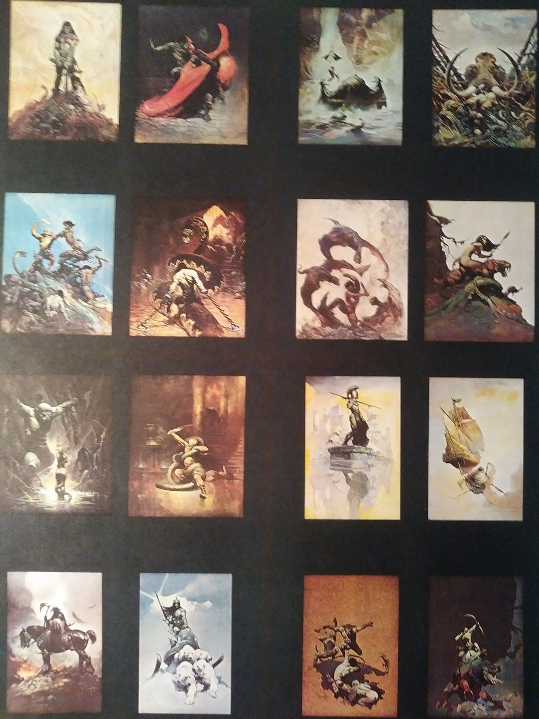 FRANK FRAZETTA Header Poster, Worldbeater Posters Series 4-7 18x23 ...