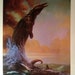 WILLIAM STOUT Dinosaur Print "mosasaurus Breaching", Vintage 1989 ...